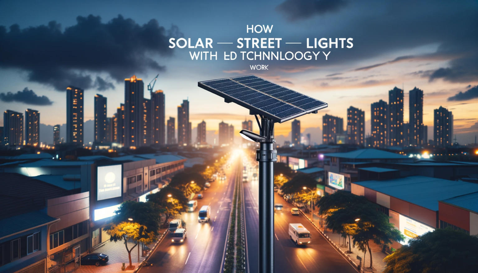 How Solar Street Lights with LED Technology Are Revolutionizing Urban ...